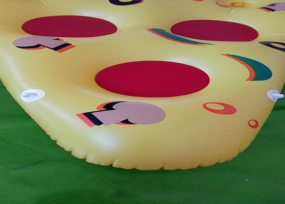 Giant Yellow Pizza Floating Water Mat Summer Water Toys 0.25mm PVC
