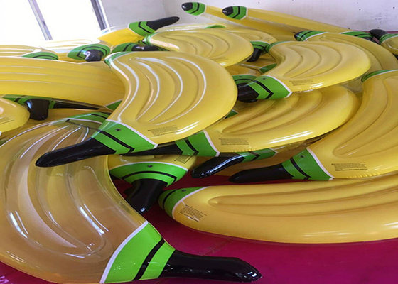 0.25mm PVC 180cm Yellow Color Melon Water Inflatable Water Floats Bnana Float