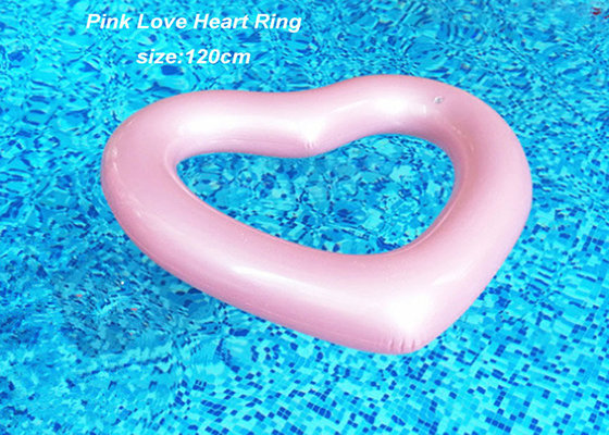 Floating Pink Toy Inflatable Swimming Pool Floats Pink Heart Love Float