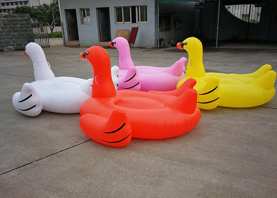 0.25mm PVC Inflatable Water Pool Color Swan Float for Swimming Pool