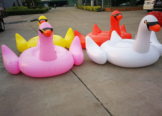 0.25mm PVC Inflatable Water Pool Color Swan Float for Swimming Pool