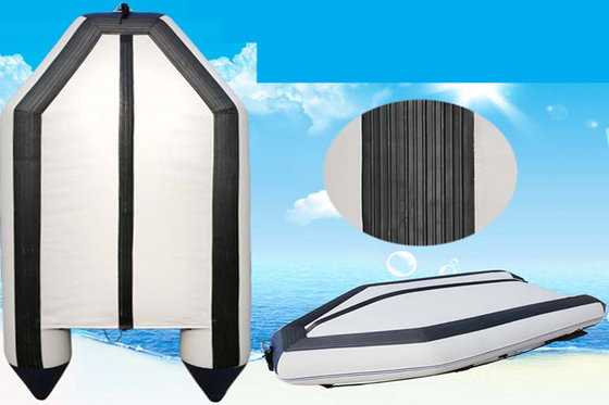 Drifting White Inflatable Kayak Boat with Air Deck /Aluminum Boat Floor