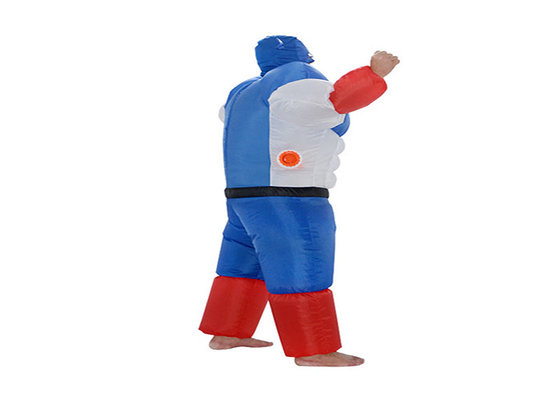 America Captain Inflatable Novelty Toys , Role Play Kids Bouncy Toys