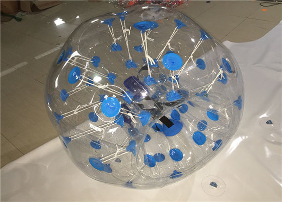 Blue Dot Human Bubble Ball Adults / Children , 6kg Inflatable Bubble Football BB-PVC100
