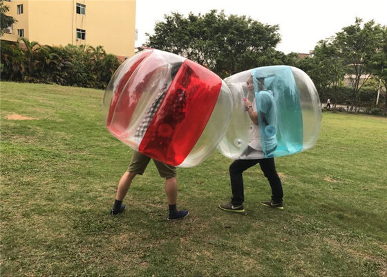 Parks / Shopping Malls Inflatable Body Bumper Ball for Children 0.4mm PVC