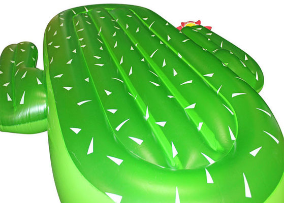 Green Cactus Pool Float for Summer Swimming Pool , 180*140cms Foam Water Mat