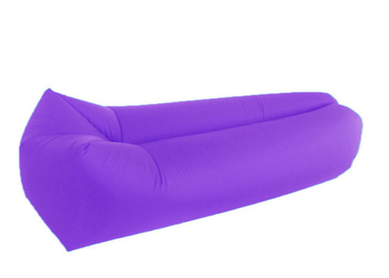 250cm Purple /  Blue Inflatable Sofa Bed for Two people Nylon Bag