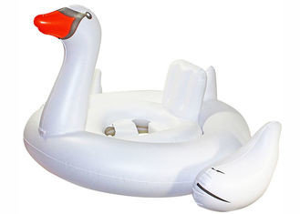 Kids White Inflatable Swan Pool Float Baby Swimming Ring 100*60cm