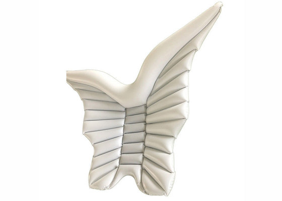 White Angel Wings Floating Water Mat with PVC Material 180x120cms