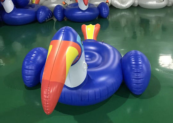 0.30mm PVC Blue Big Mouth Duck Float Pool Play / Pool Decoration / Pool Party