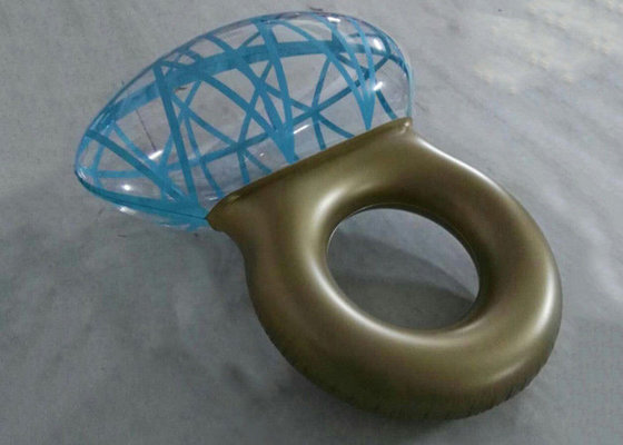 120cm size 0.25 mm thickness PVC inflatable diamond ring swimming pool float