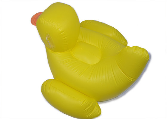 PVC Swimming Pool Inflatable Floats Small Yellow Duck Float 2 Mins Inflation Time