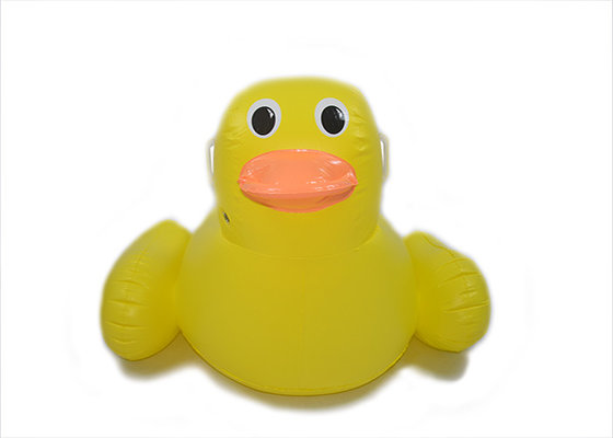 PVC Swimming Pool Inflatable Floats Small Yellow Duck Float 2 Mins Inflation Time