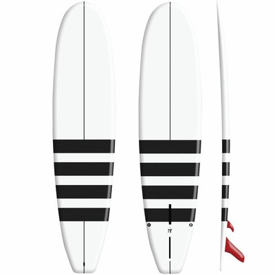 SL3061 Carbon Fiber Surfboard 7'8" X 22" X 3" Lightweight High Stability