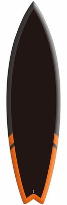 30ML Volume 6'5" Fiberglass Shortboard SL1072 15PSI High Performance