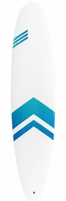 High Stability 8‘6" Fiberglass Long Surfboard SL1061 Lightweight 8'6" X 23" X 3"