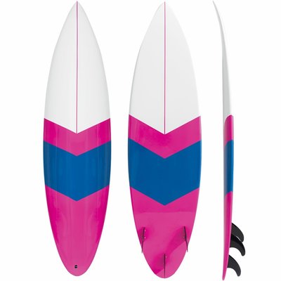 Sanding / Polishing 6'5" Fiberglass Shortboard SL1063 With High Density