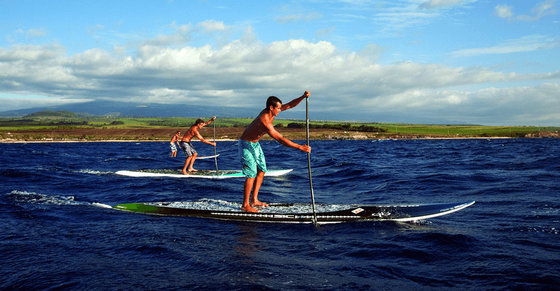 Red 15PSI Pressure Racing Paddle Boards / Blow Up Stand Up Paddle Board