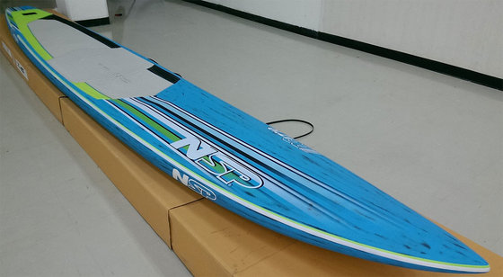 Carbon Fiber Stand Up Surf Paddle Board PVC Rainforced DWF Material 270L Volume