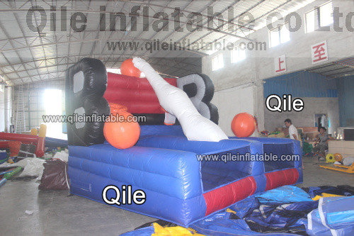 Funny Inflatable Sports Arena High Tensile Inflatable Basketball Filed supplier