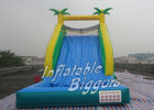 Green Giant Inflatable Water Slide Playground Inflatables Waterproof , 100lbs - 800lbs