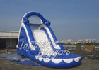 Splash Pool Inflatable Water Slide / Rental Inflatable Climbing Wall And Slide