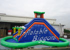 Cannon PVC Residential Inflatable Water Slides Amusement Park , Blow Up Slides