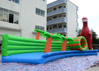 Commercial Green Jurassic Inflatable Water Parks Game For Water Amusement Park