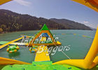 Residential Lake River Floating Inflatable Water Park Double Stitch With Durable Vinyl