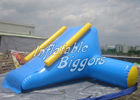 AU Inflatable PVC Water Game / Floating Water Slide , Climber Rentable Water Slides