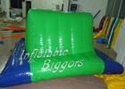 Green Kids PVC Inflatable Water Game Climbing Mountain , Beach Party Inflatables