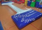 Festival Activity PVC Inflatable Water Game Balance Beam Blue , Blowing Up Inflatables