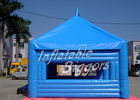 Custom Blue PVC Inflatable Outdoor Tent Powerful Blower For Exhibition Show
