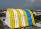 Rental Yellow Sealed Inflatable Outdoor Tent Car Airproof Marquee , ASTM EN71 Toys