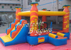 PVC Commercial Inflatable Bouncers Tropical Air Jumper , Kindergarten Inflatable Bouncers Rentals