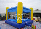 Kindergarten Dora Commercial Inflatable Bouncers Blue PVC , 100lbs - 600lbs