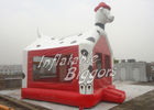 Air Castle Jumping Commercial Inflatable Bouncers Rental With Spotty Dog Balloon