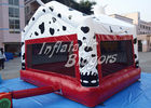 Kindergarten Dog Commercial Gaint Inflatable Bouncers , PVC Amusement Park Inflatable
