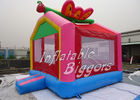 Pink Butterfly Outside Inflatable Moon Bounce Amusement Park , EN14960 Brazil