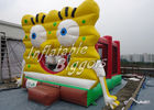 Commercial Inflatable Bouncers For Kids Games , Yellow Inflatable Bouncers For Rent