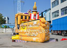 Pirate ship bounce house inflatable bouncer jumper slide