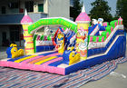 Tarpaulin Indoor Kids Inflatable Slides Obstacles For Amusement Park