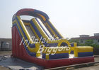 Residential Slippy Splash Kids Inflatable Slides Dual Lane , 100lbs - 800lbs