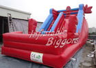 Red Spider Man Kids Inflatable Slides CE UL , Large Inflatable Slides