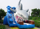 Outdoor Commercial Kids Inflatable Slides Rental Huge Shark For Festival Activity