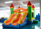 Giant Residential Inflatable Bounce House Jumper Castle Moonwalk With Obstacles
