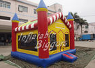 Commercial PVC Tarpaulin Inflatable Bouncer Slide For Rental , Middle Bouncy Castle