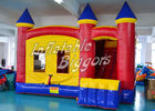 Commercial Red Bouncy House Castle Rental CE UL For Birthday Party