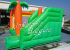 Residential Orange Inflatable Combo Slide Bouncer For Kids ，100lbs - 800lbs