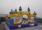 Blue Commercial Inflatable Fun City PVC For Kindergarten Playground Inflatables